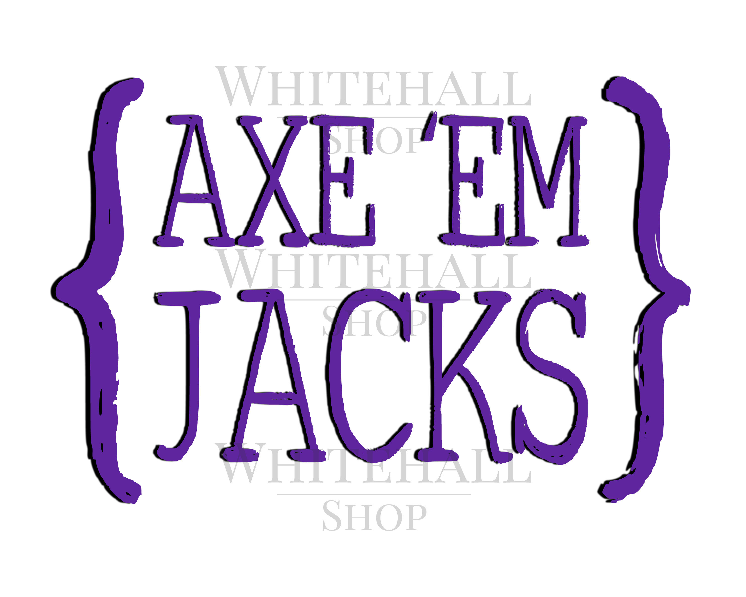 Axe 'em Jacks Print stephen F. Austin University digital Download - Etsy