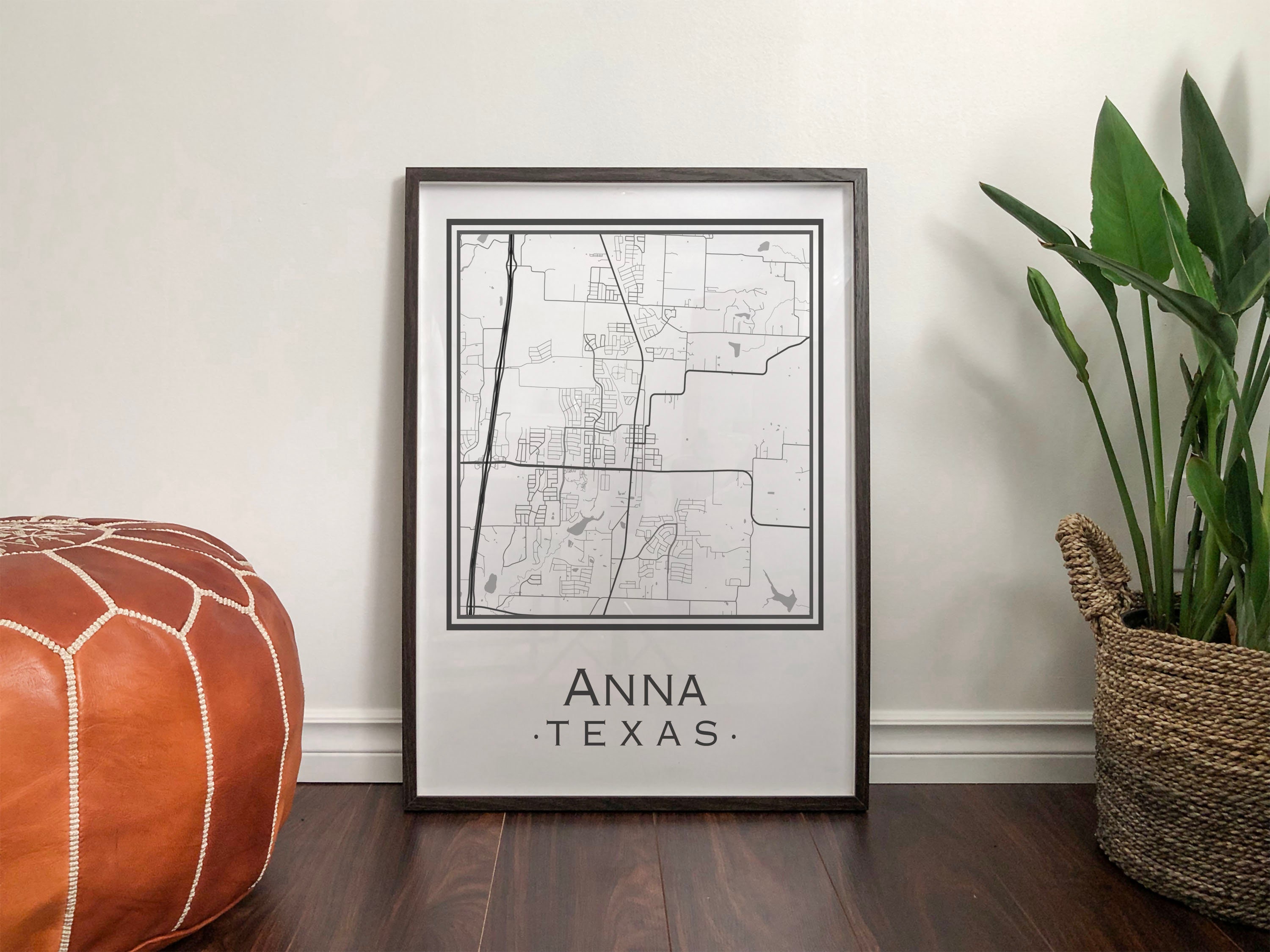 Anna Texas Map [digital Download] - Etsy