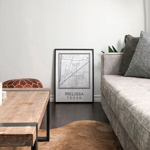 Melissa Texas Map digital Download - Etsy