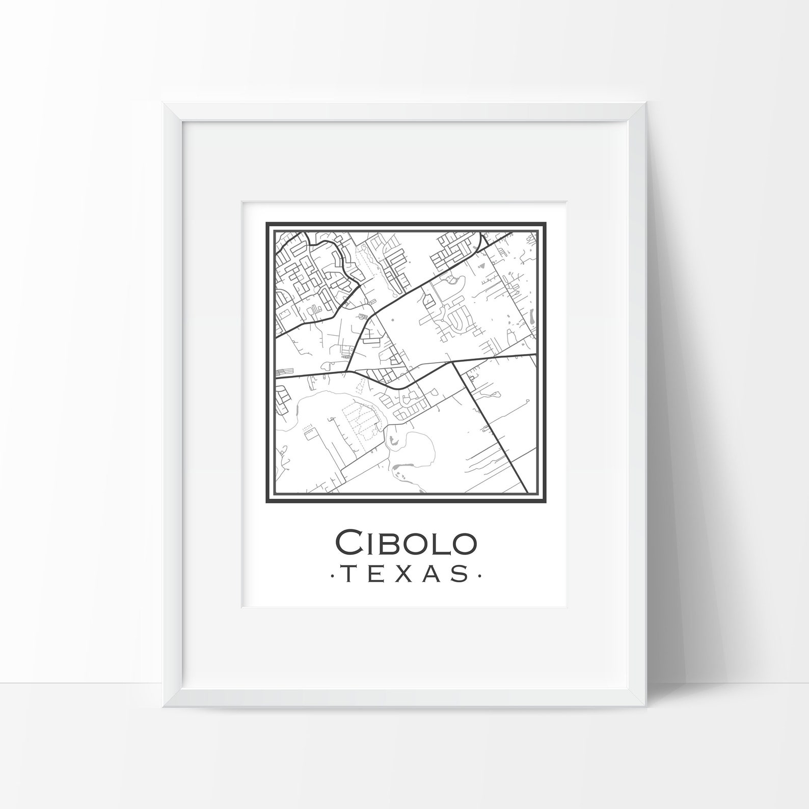 Cibolo Texas Map [digital Download] - Etsy