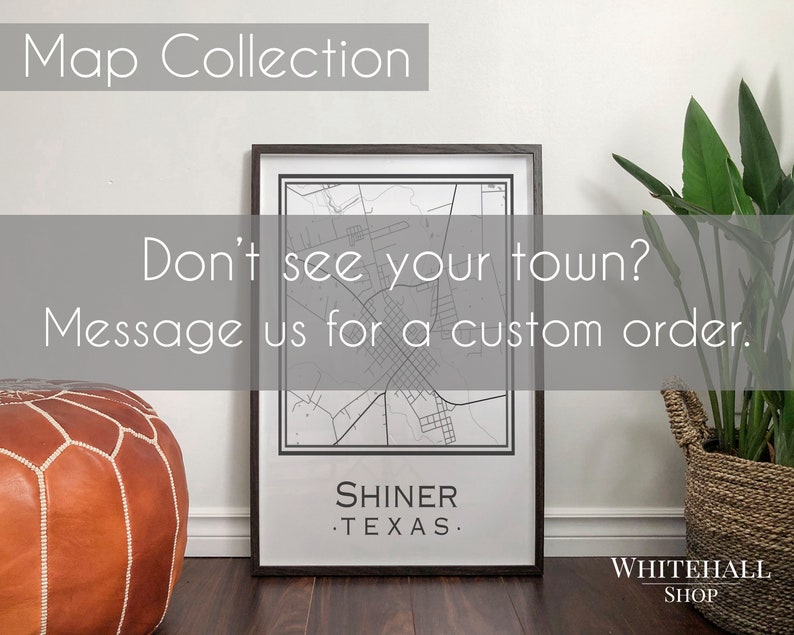 Pittsburg Texas Map [digital Download] - Etsy