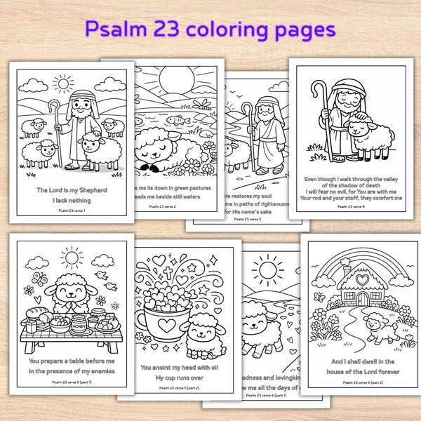 Psalm 23 Wall Art - Etsy