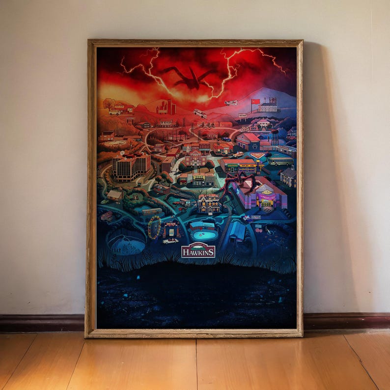 Stranger Things Inspired, Printable Wall Art, Stranger Things Poster ...