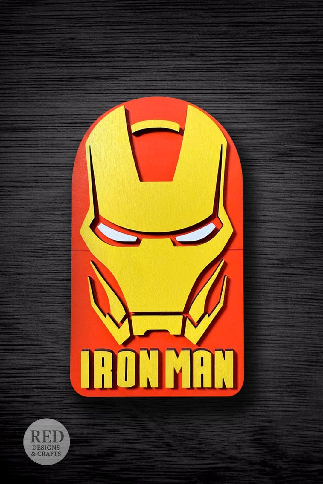 Iron Man Gift Card Holder, Digital Svg File. Marvel Iron Man, Gift Card ...