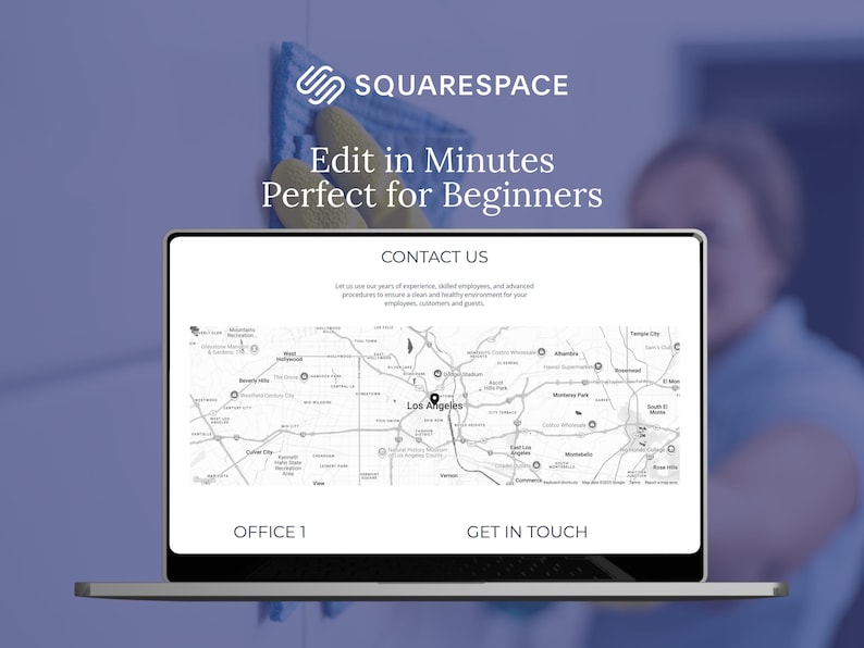 Squarespace Template for Service Business, Cleaning, Housekeeping, Maid ...