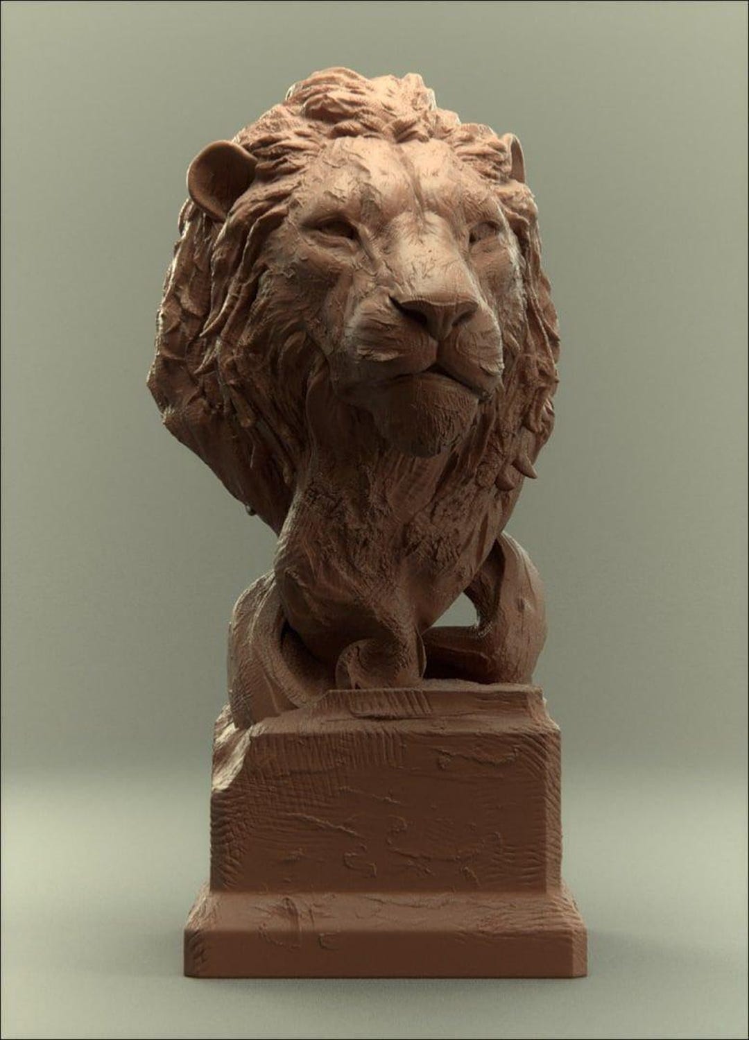 3d Printing Stl Files,digital Print,3d Busts of African Animals Stl ...