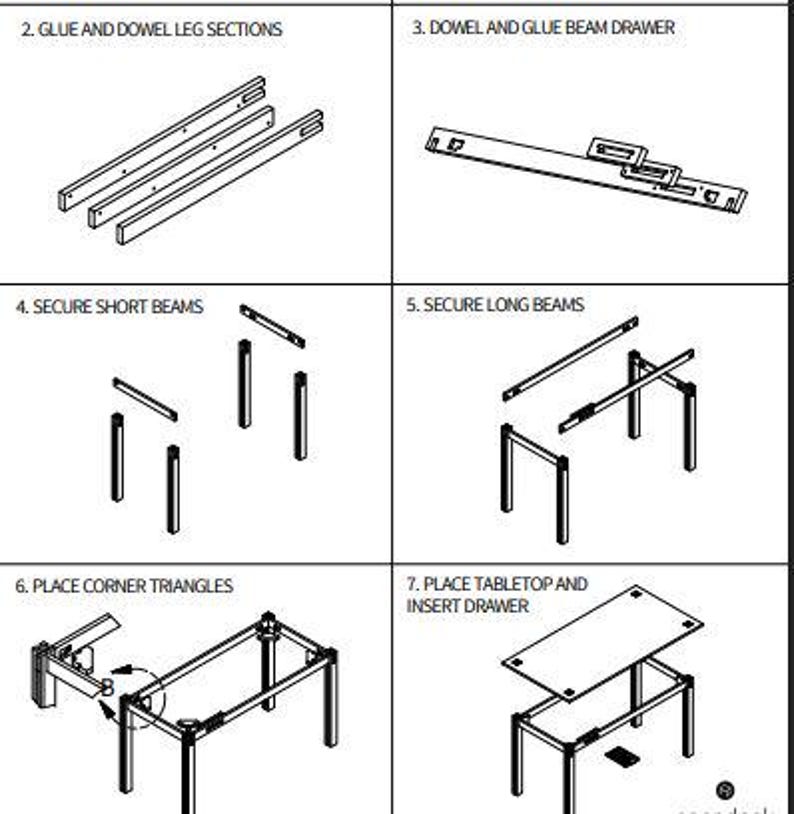 Cnc Cutting Files,dxf Files,wood Table Model,wood Furniture Cut Files ...
