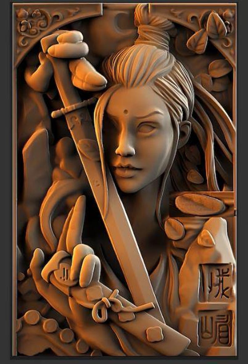 Cnc Machine,3d Stl Model,3d Relief File,wood Working,stl for Cnc,cnc ...