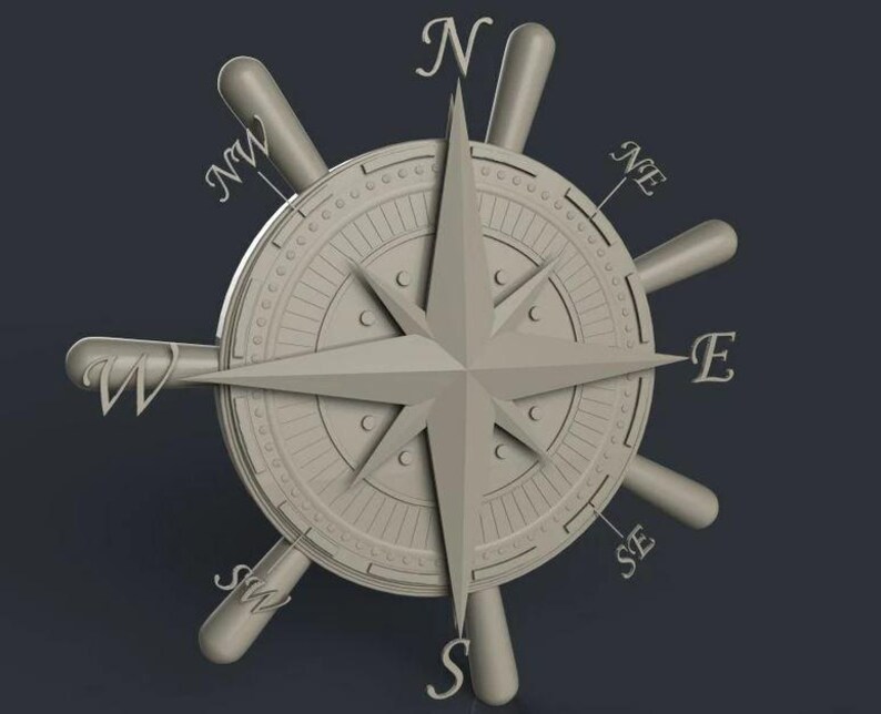 3d Printer Files,stl Model,3d Compass Model,3d Relief Model,cnc Machine ...