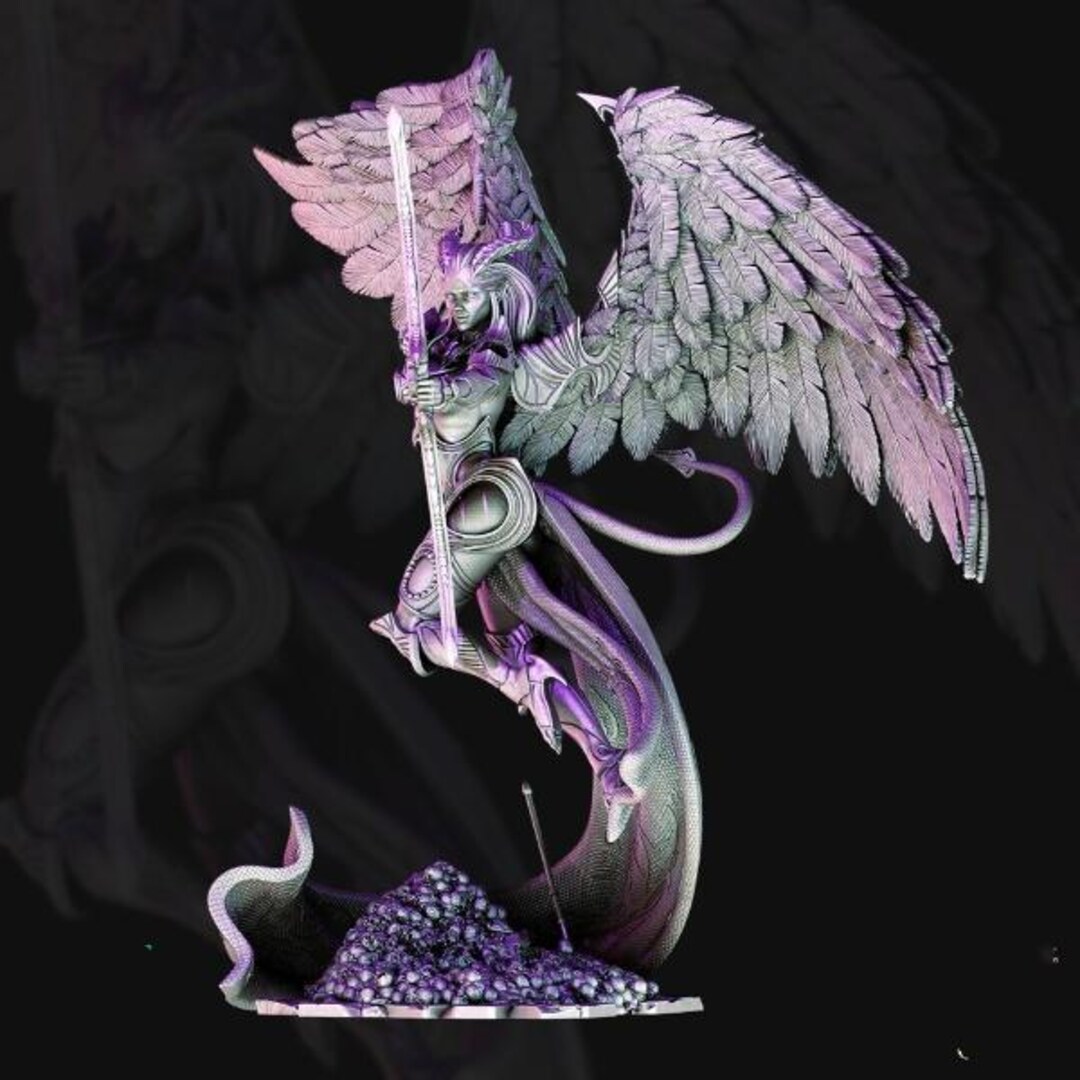 3d Printer Files,stl Model,3d Angel Model,3d Fantastic Figure,stl for ...