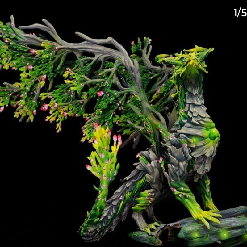 Miniature Forest Dragon - Etsy