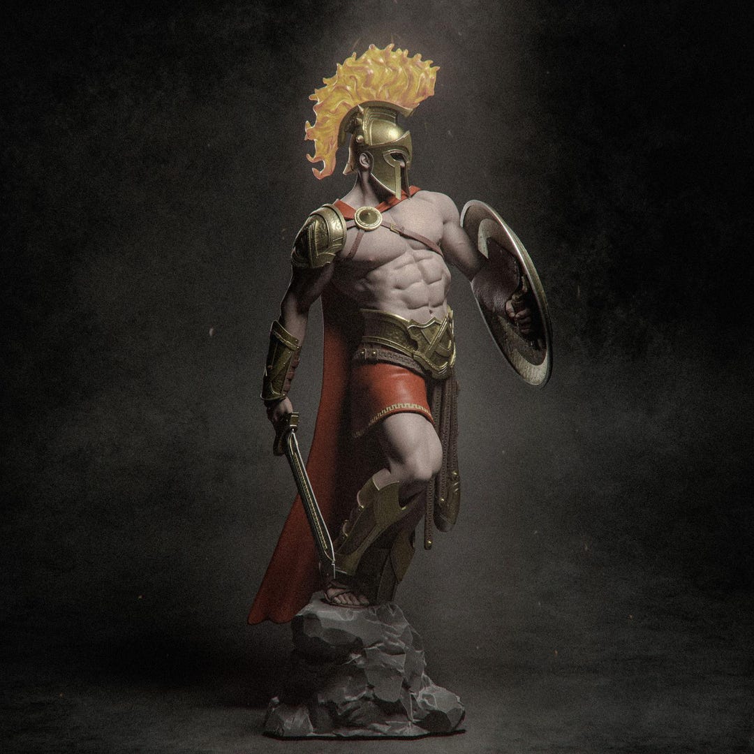 3d Printer File,digital Print Stl Files3d Printable,3d Ares Figure,3d ...