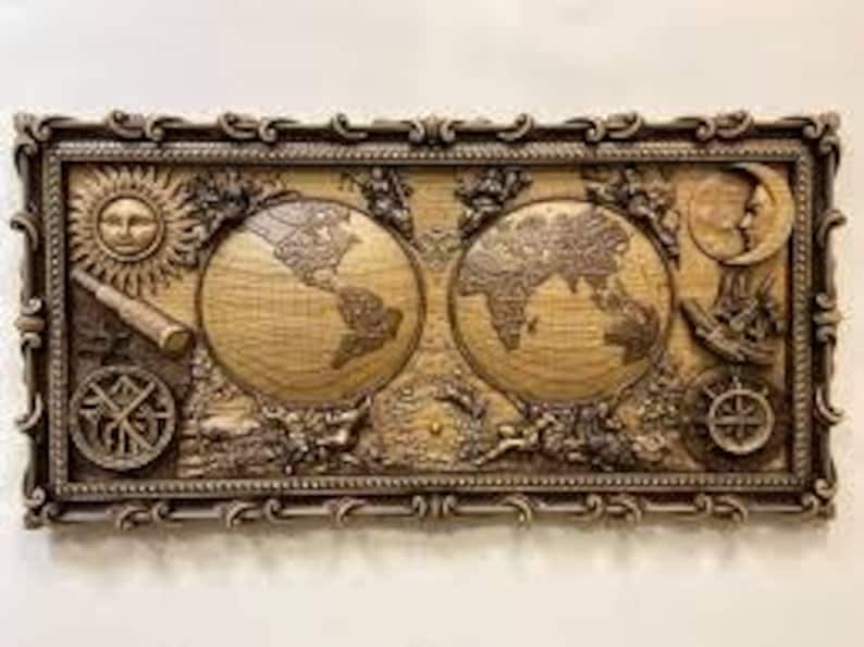 Cnc Machine,3d Printer Files,3d Worl Map Relief Model,cnc Router Files ...