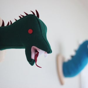 Chupacabra Wall Mounted Head Vegan Nursery Decor Faux Taxidermy Stuffed ...