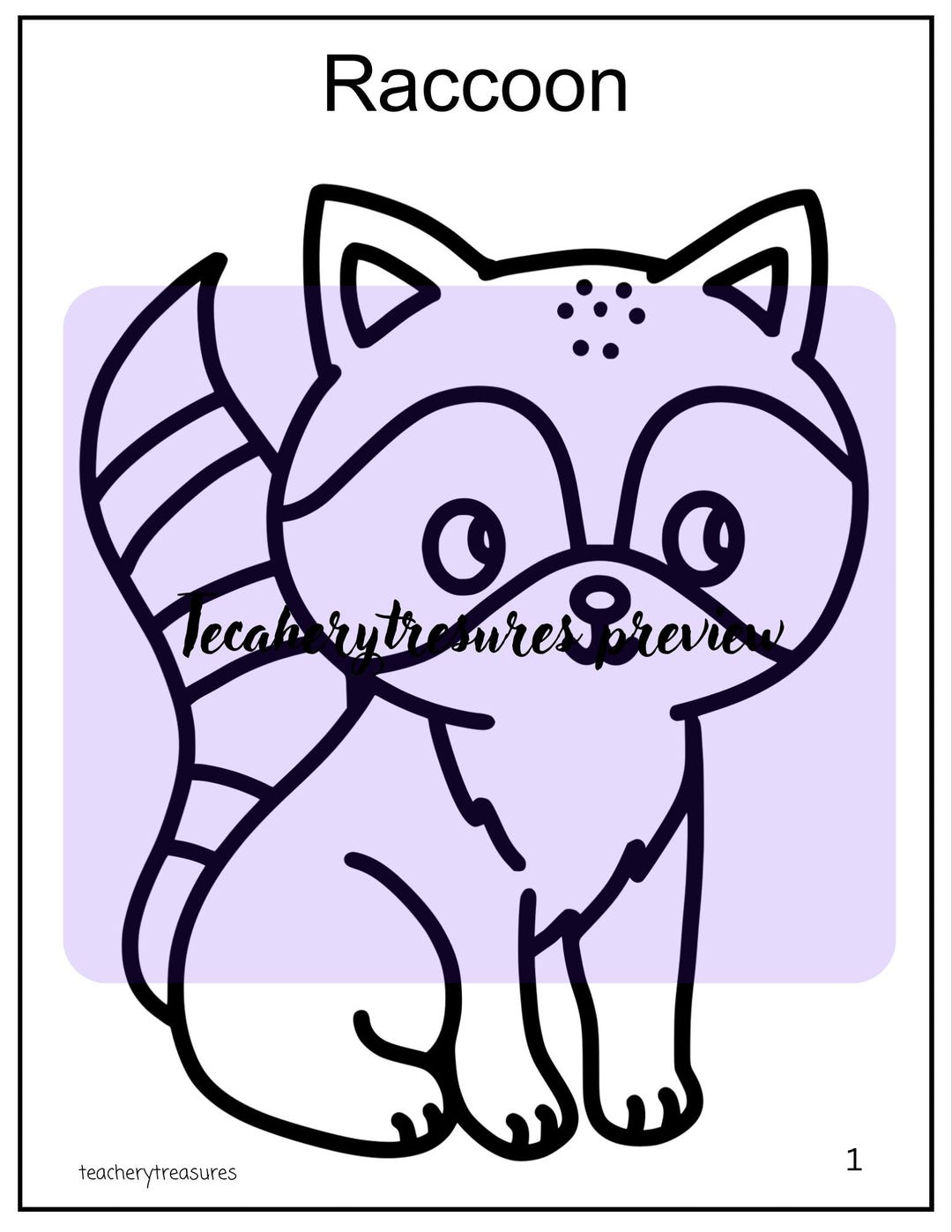 Animal Coloring Pages | Beginner Coloring Pages | Toddler and Preschool ...