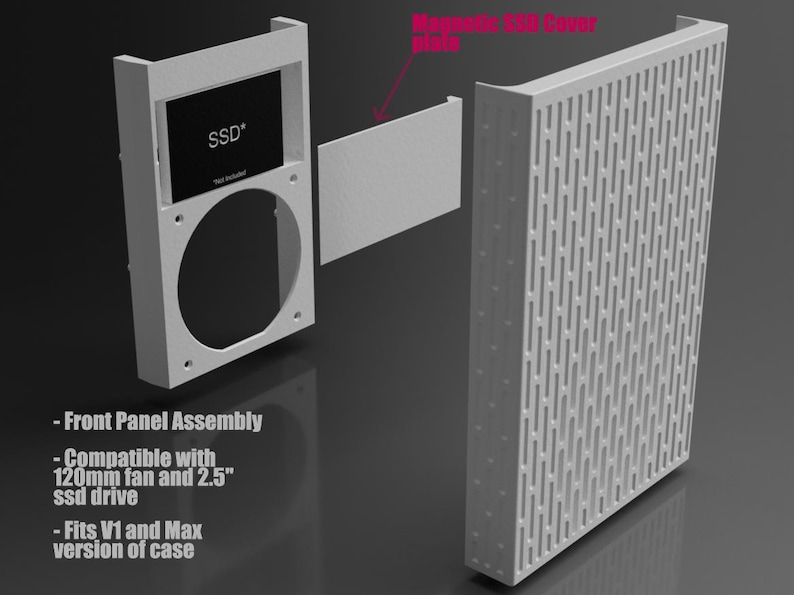 Custom NR200 Front Panel Mod FOR V1, Max, and V2 - Etsy