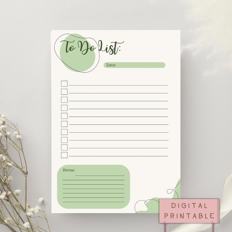To-do List Printable | Neutral Aesthetic Task Planner | Instant ...
