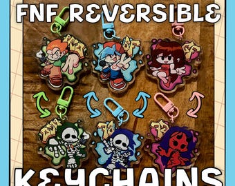 Friday Night Funkin' Character Keychains - Etsy