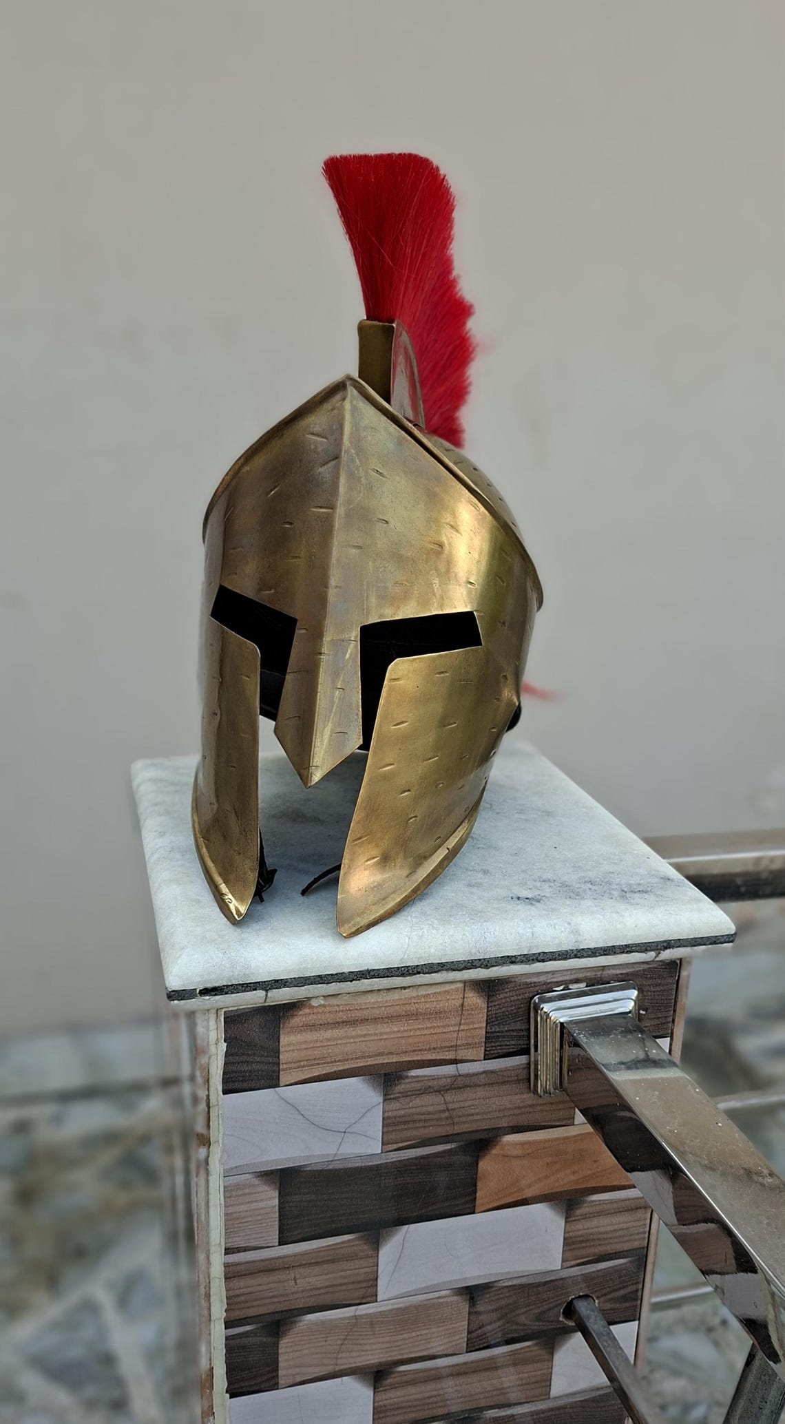 Spartan Warrior Helmet From 300 – King Leonidas Replica, LARP ...
