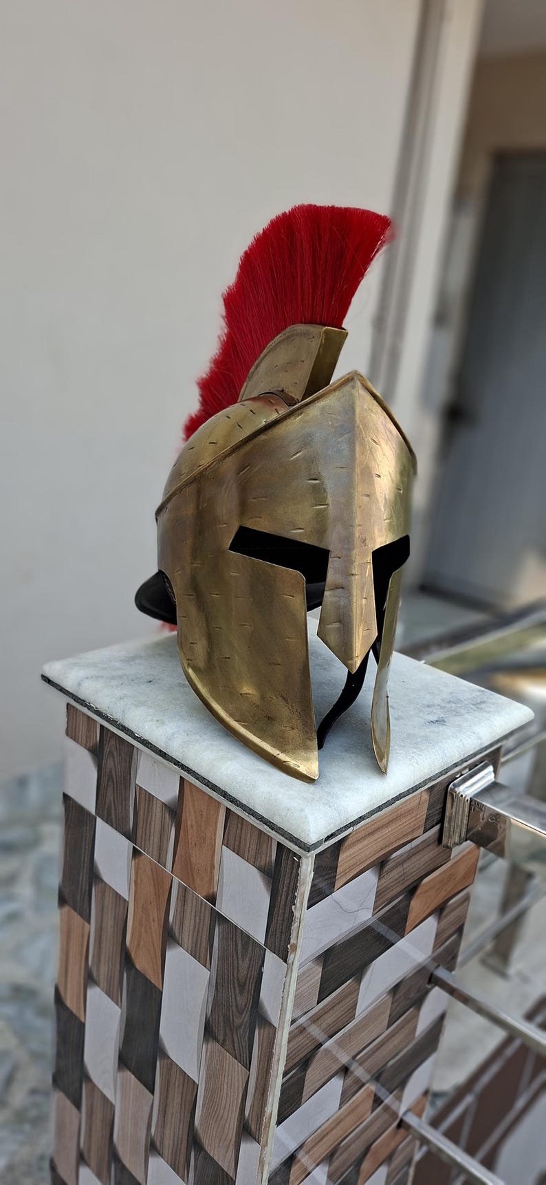 Spartan Warrior Helmet From 300 – King Leonidas Replica, LARP ...