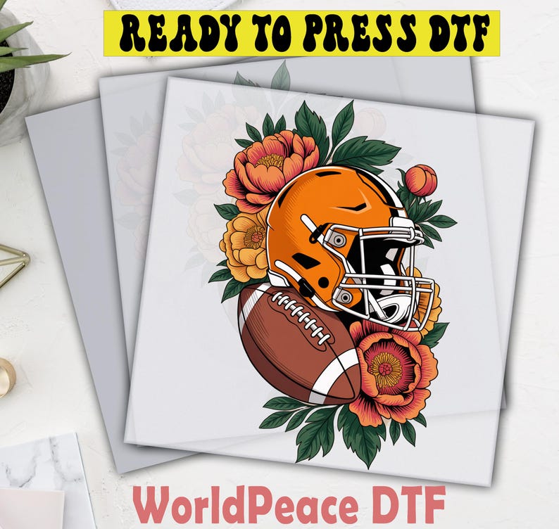 Football DTF Transfer, Mascot Design for Game Day Ready to Press ...