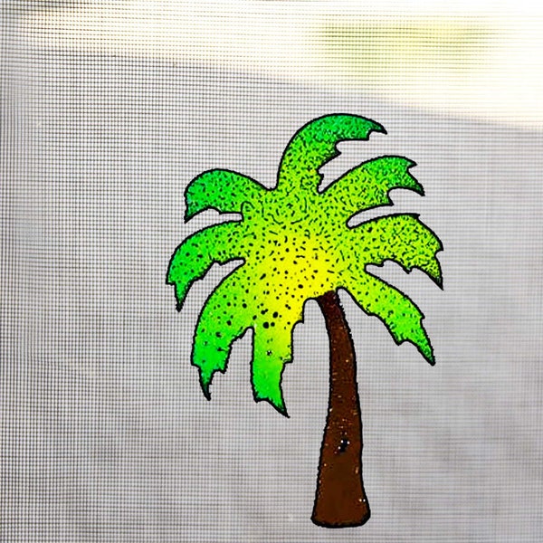 Palm Tree Screen Door Saver - Etsy