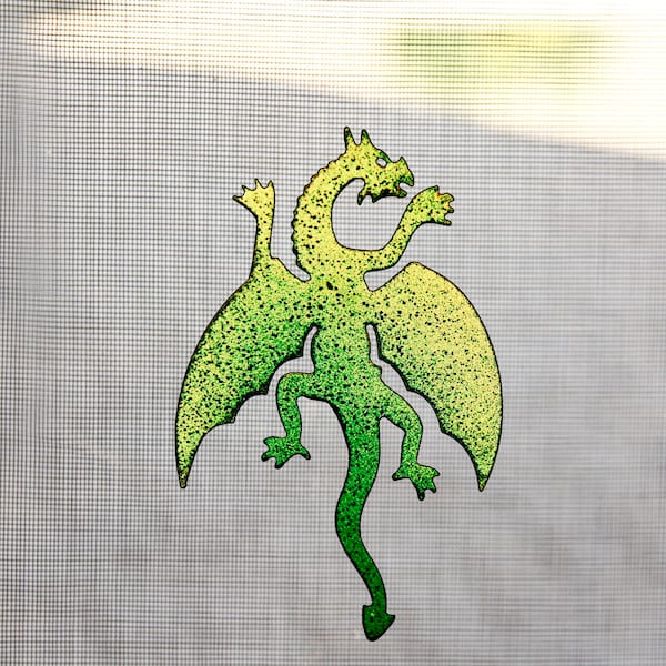Dragon Screen Door Art - Etsy