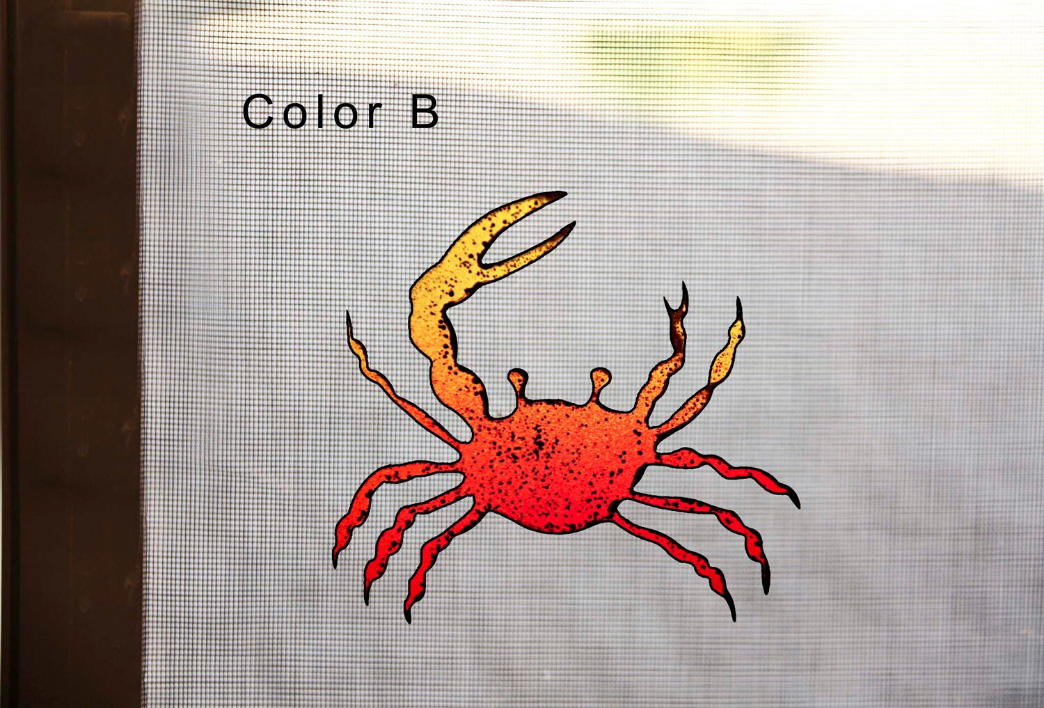 Crab Magnetic Screen Saver - Etsy