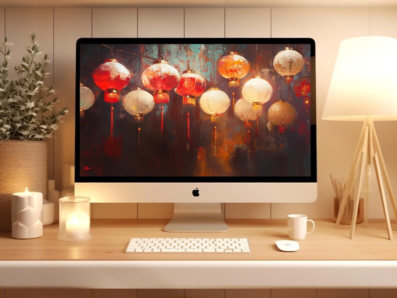 Lunar New Year DESKTOP WALLPAPER, Chinese Lantern Festival Laptop ...