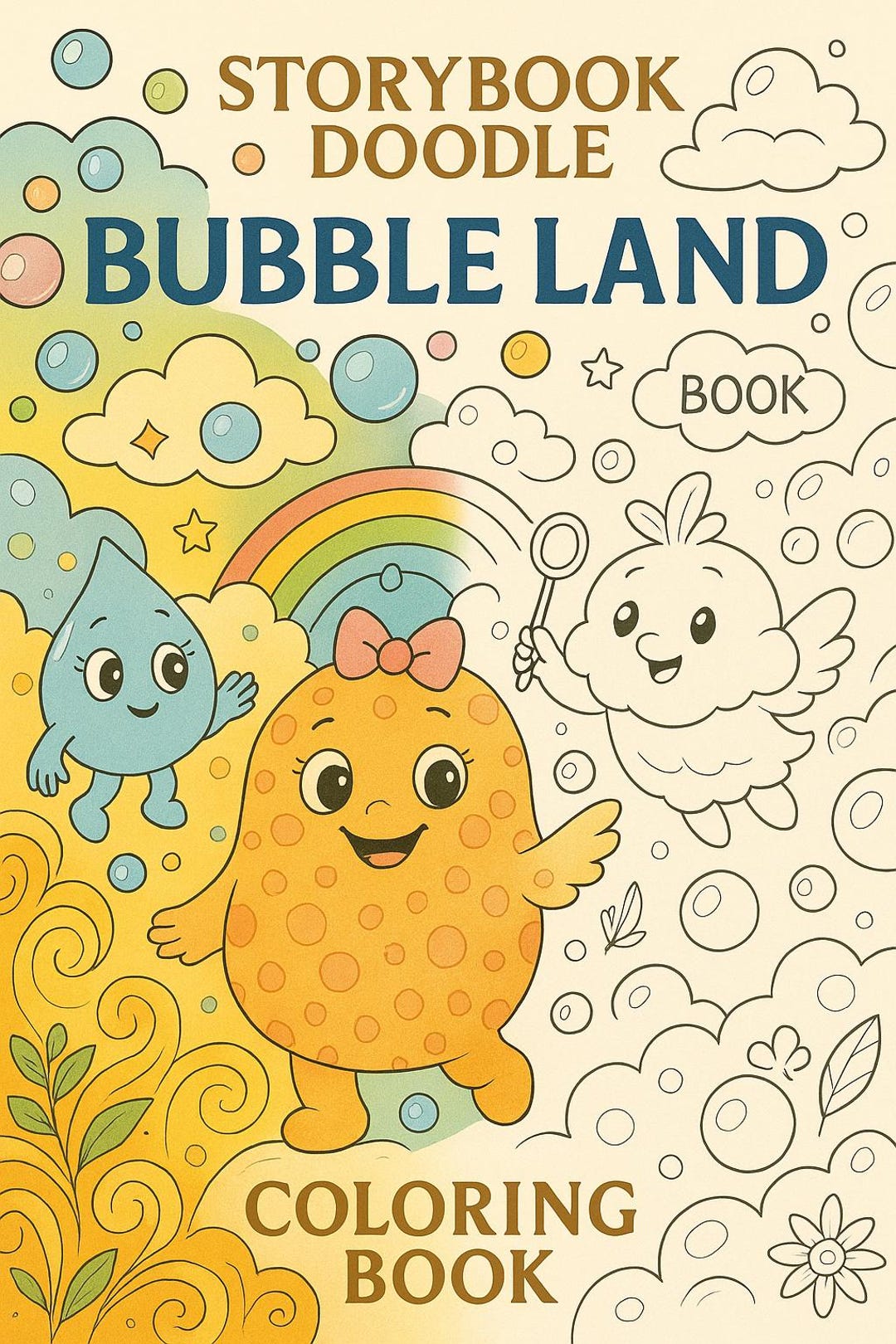 Storybook Doodle: Bubble Land Coloring Book | Printable Kids Coloring ...