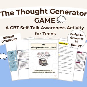 CBT Reframing Game for Teens: Thought Generator, Coping Skills ...