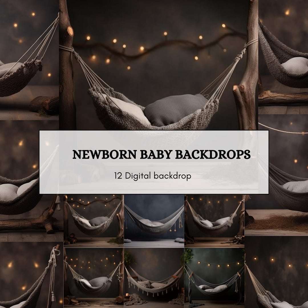 Newborn Baby Backdrops | Soft Neutral Nursery Photography Backgrounds ...