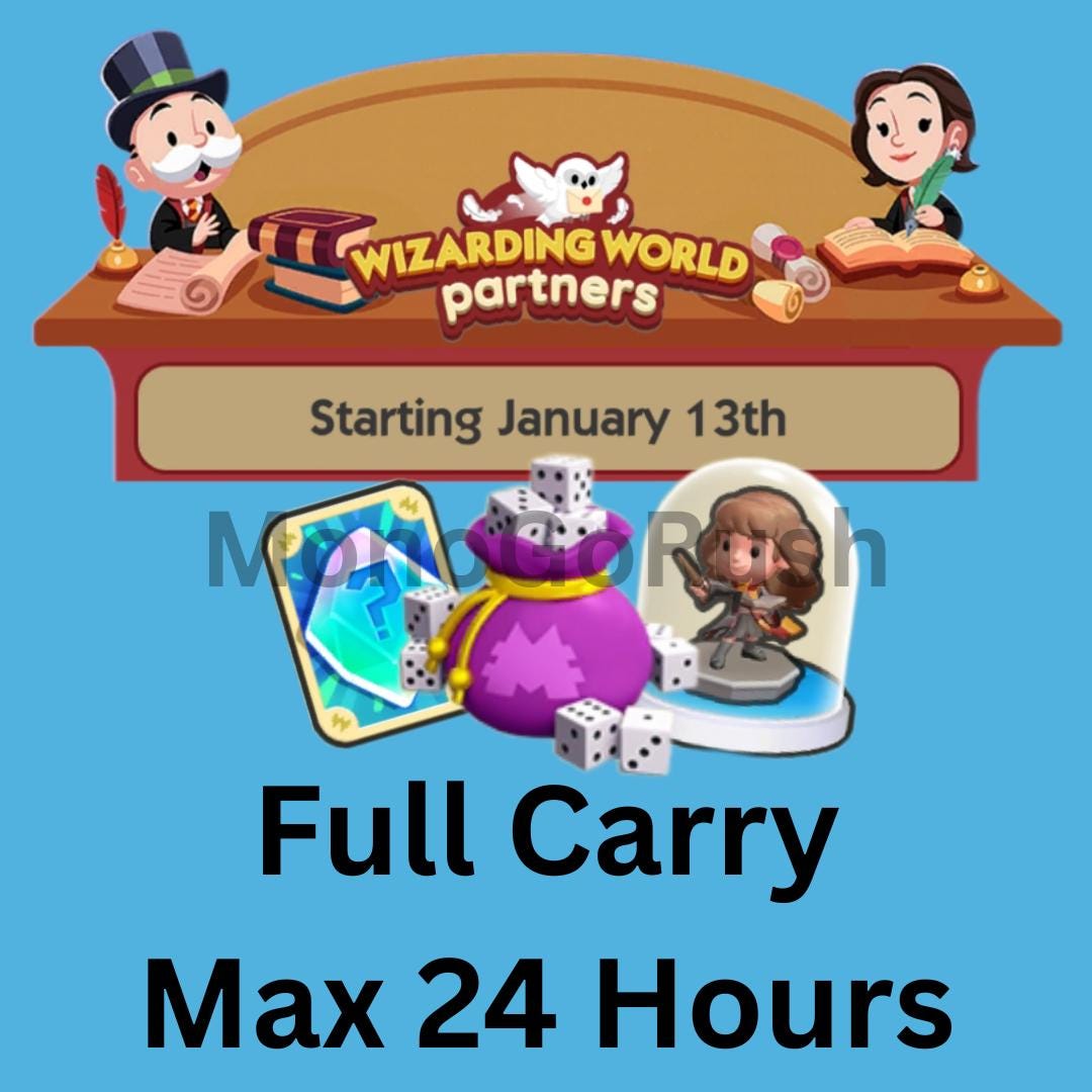 Wizarding World Partners Monopoly Go Full Carry !! Fast Delivery ...