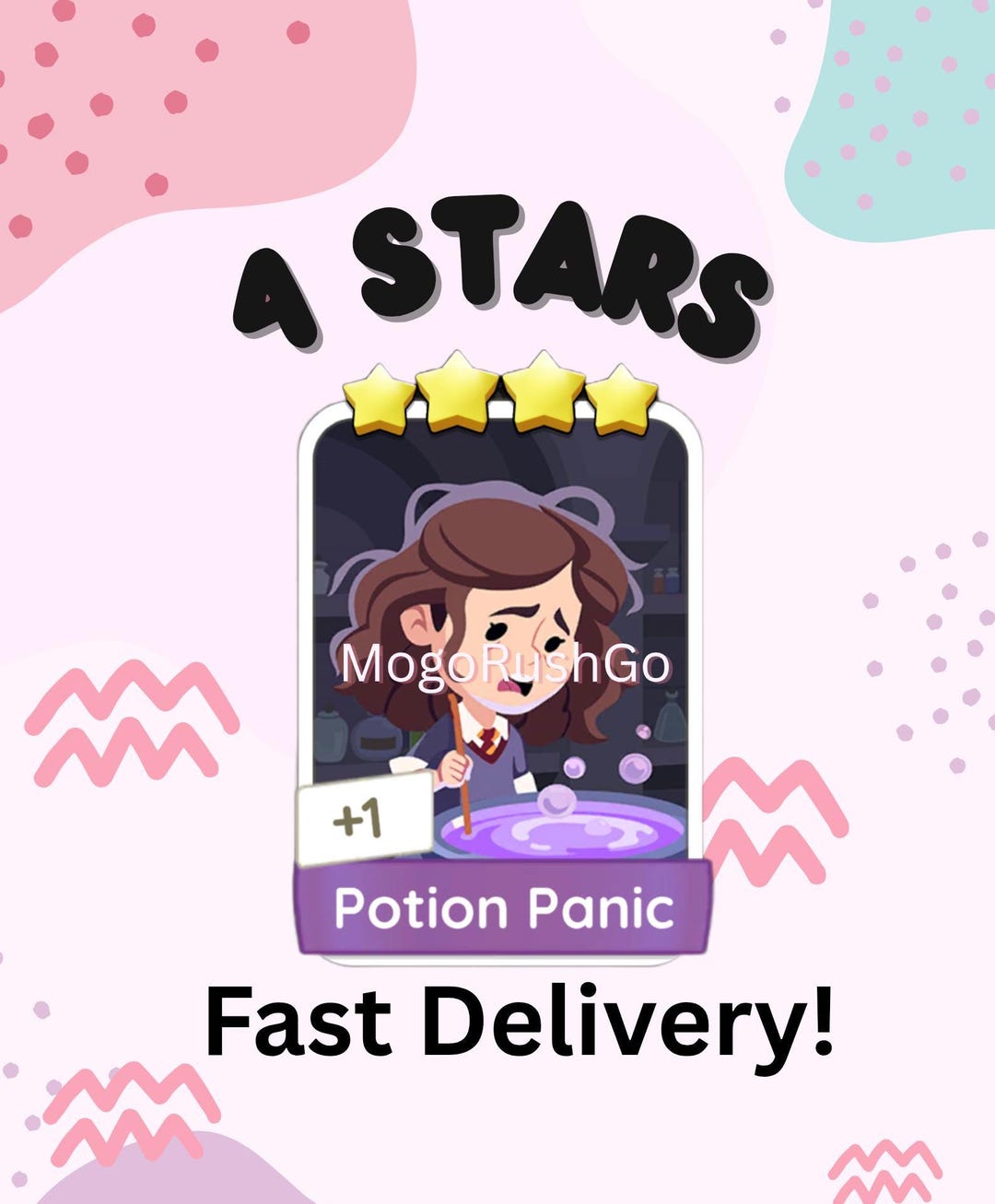 Potion Panic Set 16 !! Monopoly Go Sticker All 4 Stars for 1pcs ! Super ...