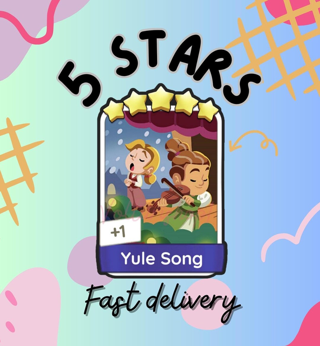 Yule Song Set 21 Monopoly Go Stickers - Album Cozy Comforts - Fast Delivery - Etsy