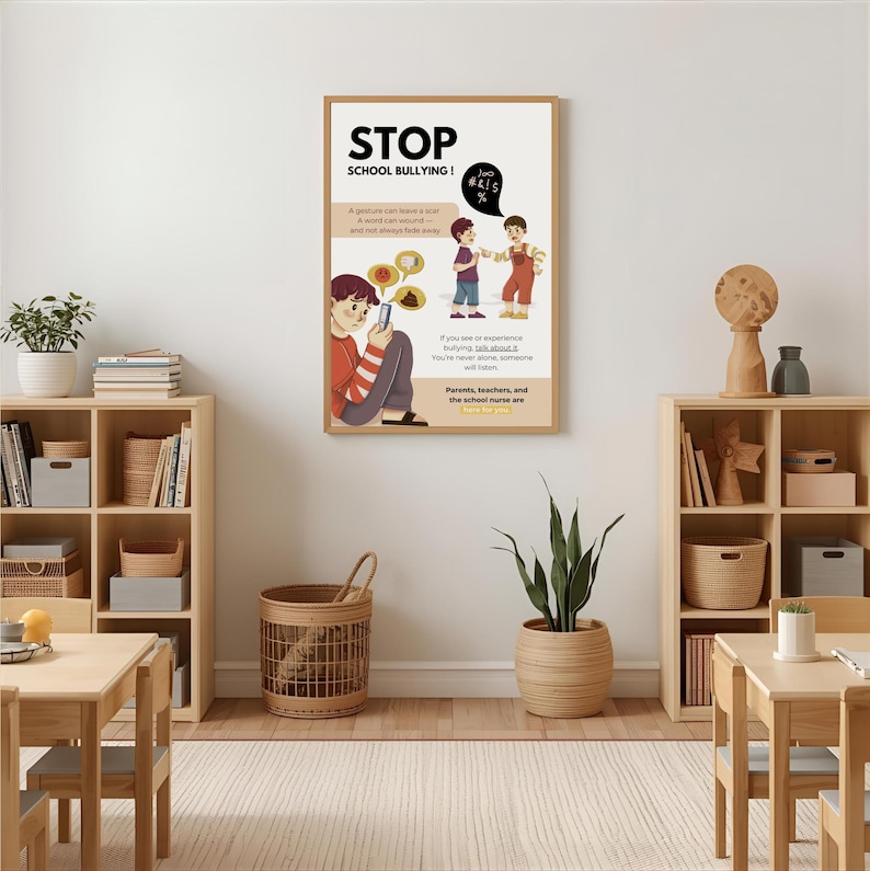 Anti-bullying Poster Printable or Physical | Kindness & Awareness ...