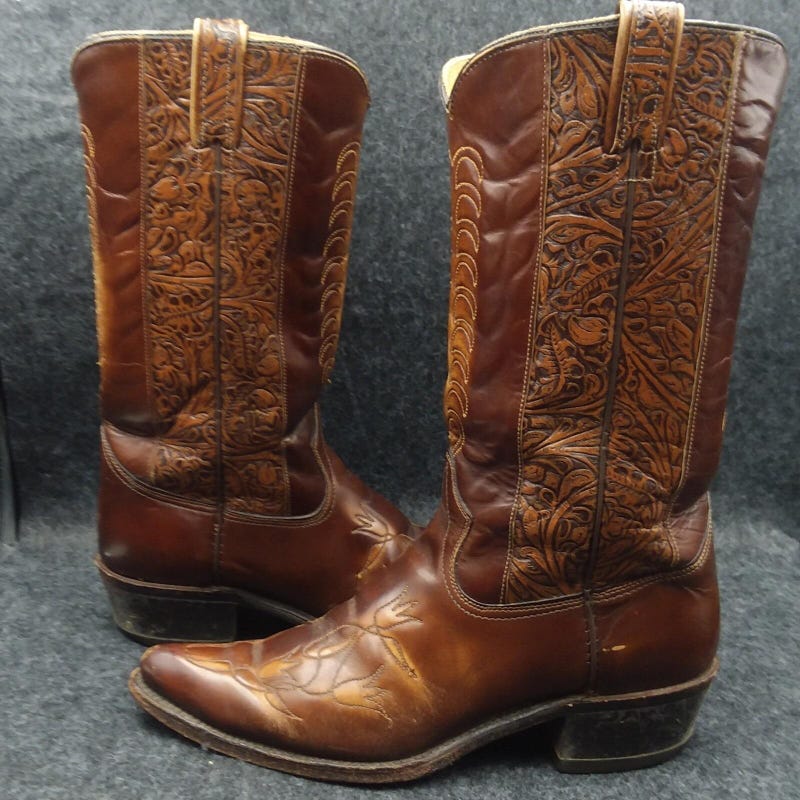 Texas Cowboy Boots - Etsy