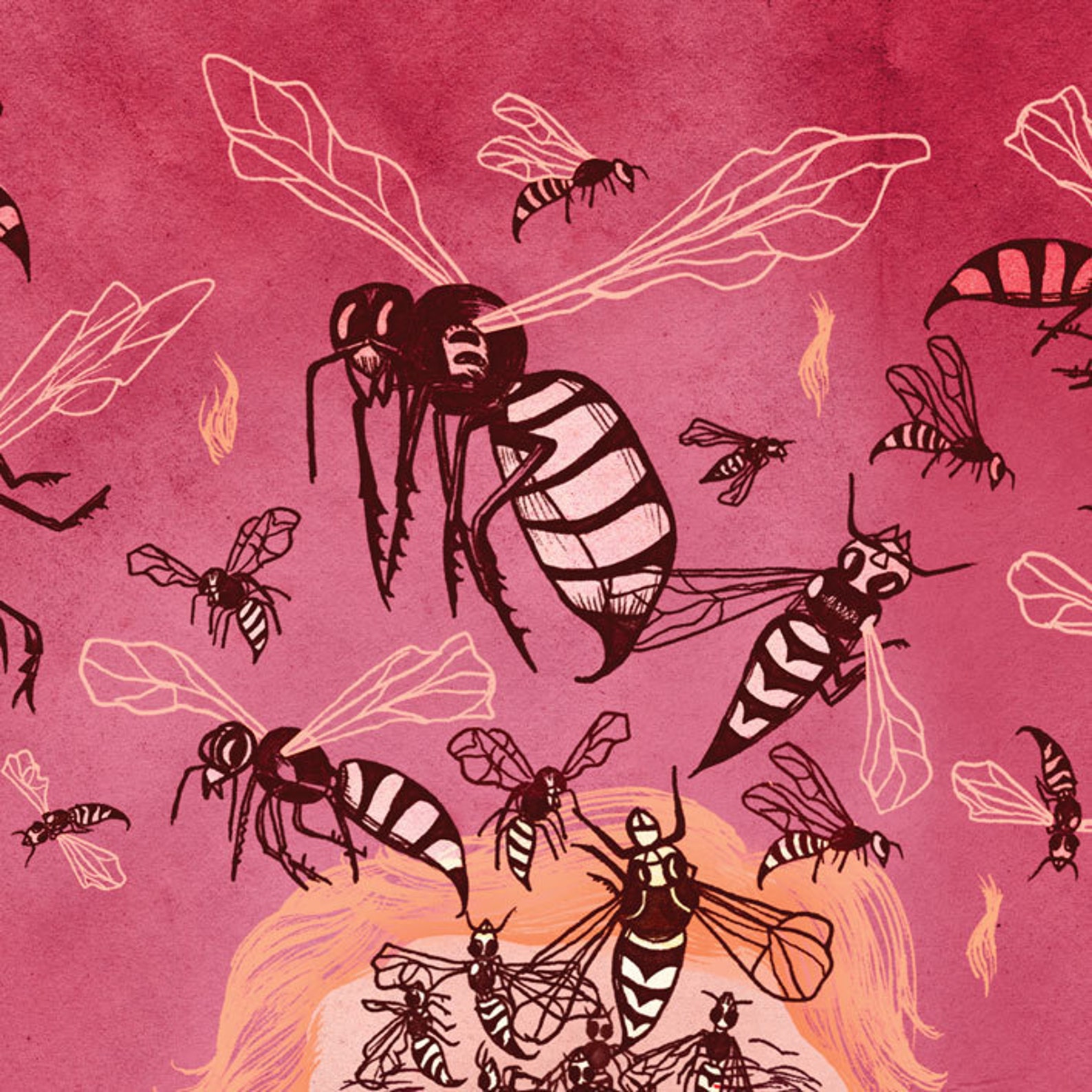 Radiohead Electioneering /// Song-inspired Illustration /// | Etsy