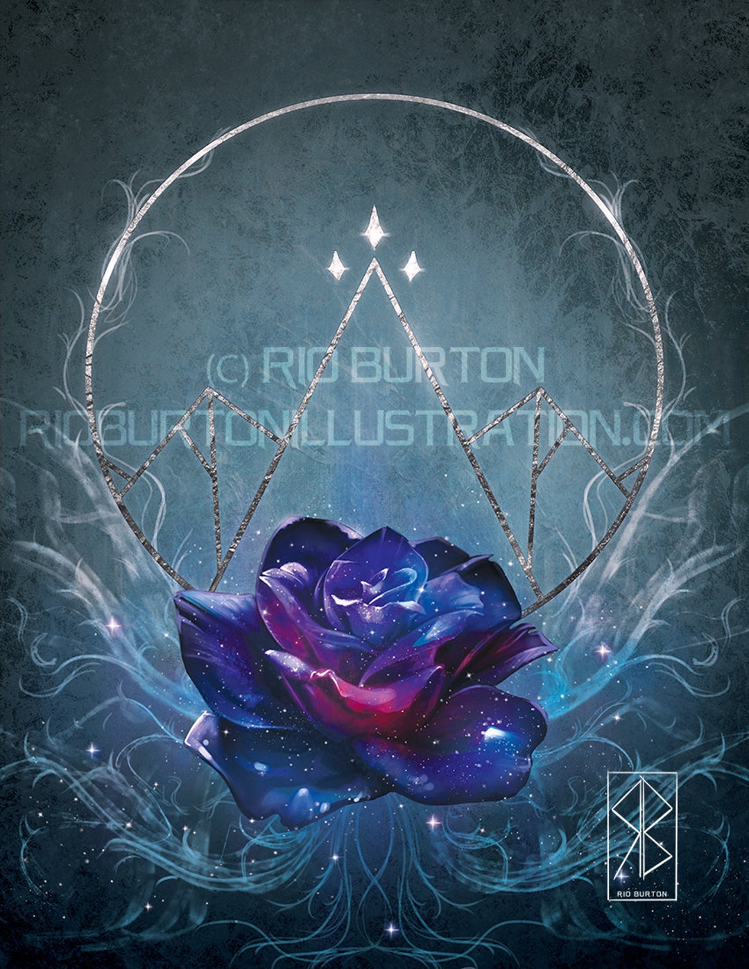 Licensed ACOTAR Rose Print - Etsy