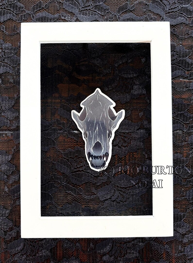 Wolf Skull Sticker - Etsy