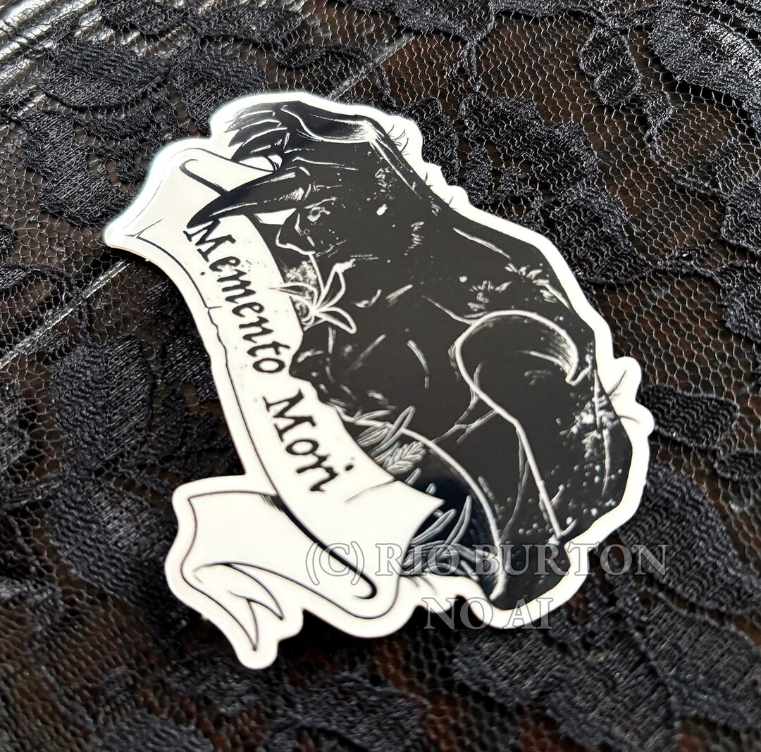 Memento Mori Wolf Skull Sticker - Etsy