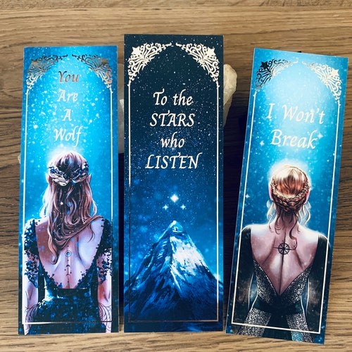 ACOTAR Bookmarks Sarah J Maas A Court of Thorns and Roses - Etsy