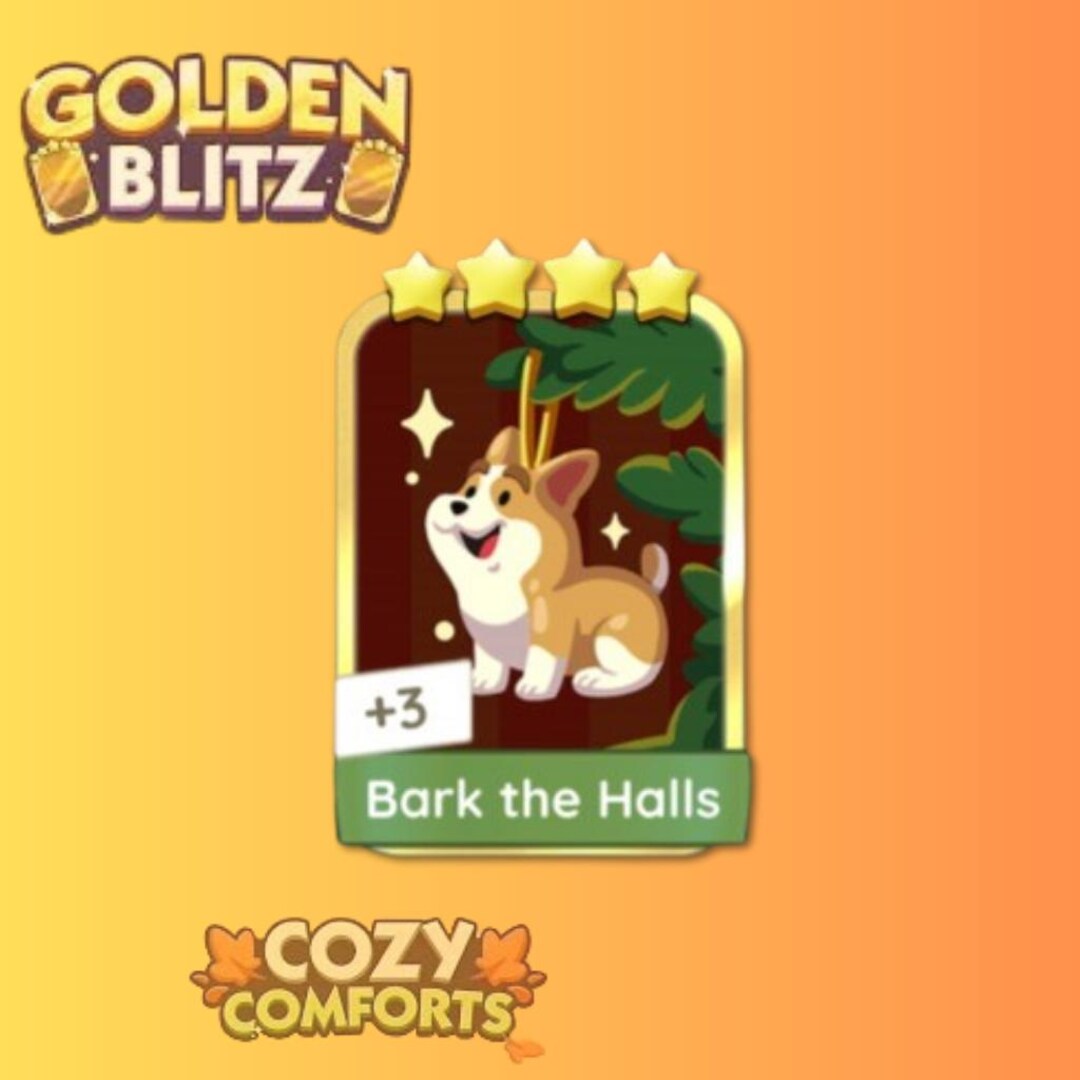 Monopoly GO Golden Blitz Bark the Halls Set 16 - Etsy