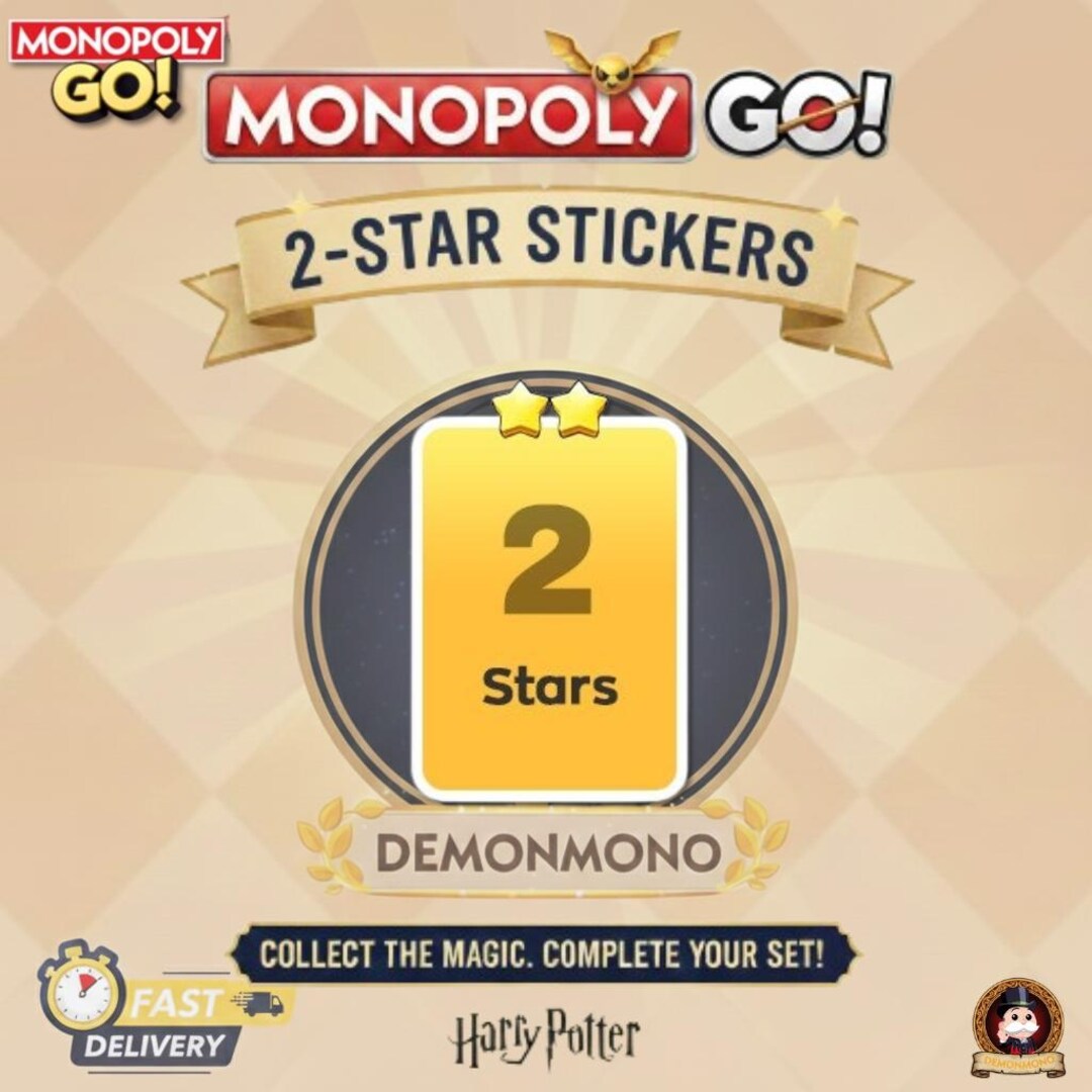 Telescope 2 Star Set 2 Monopoly GO Sticker - Instant Delivery - Etsy