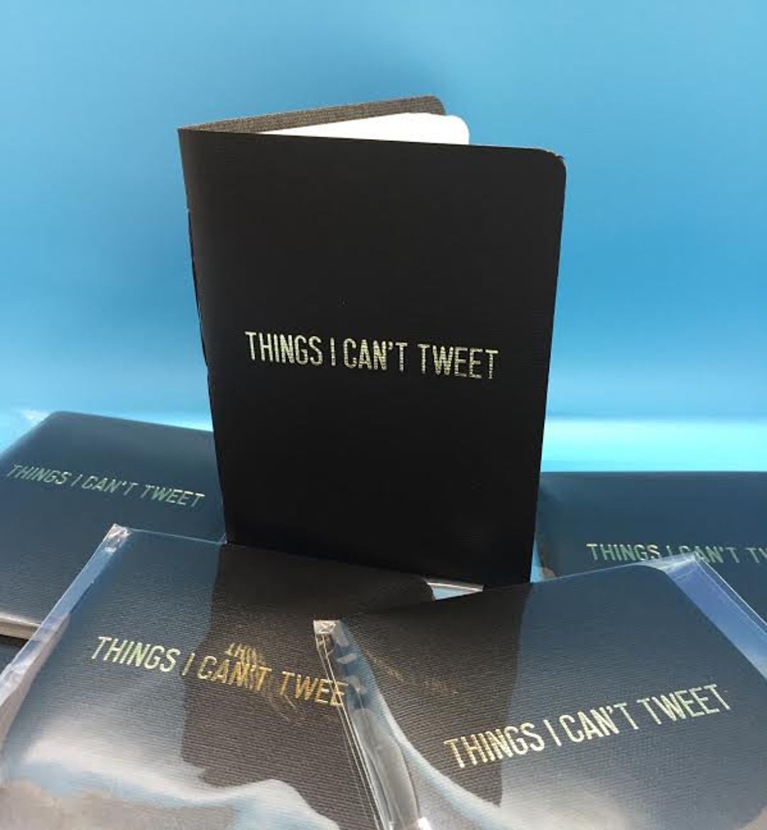 Things I Can't Tweet-newest RUDE Notebook/journal/diary/sketchbook - Etsy