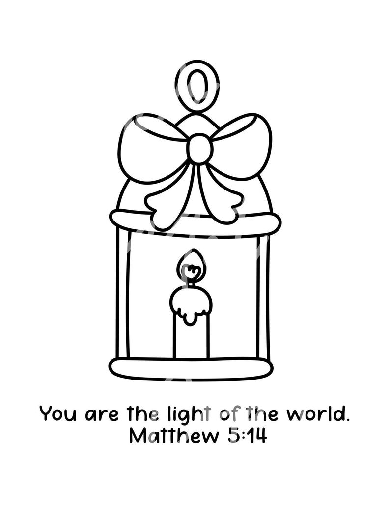 50 Bible Verse Christian Coloring Pages | Printable | Digital Download ...