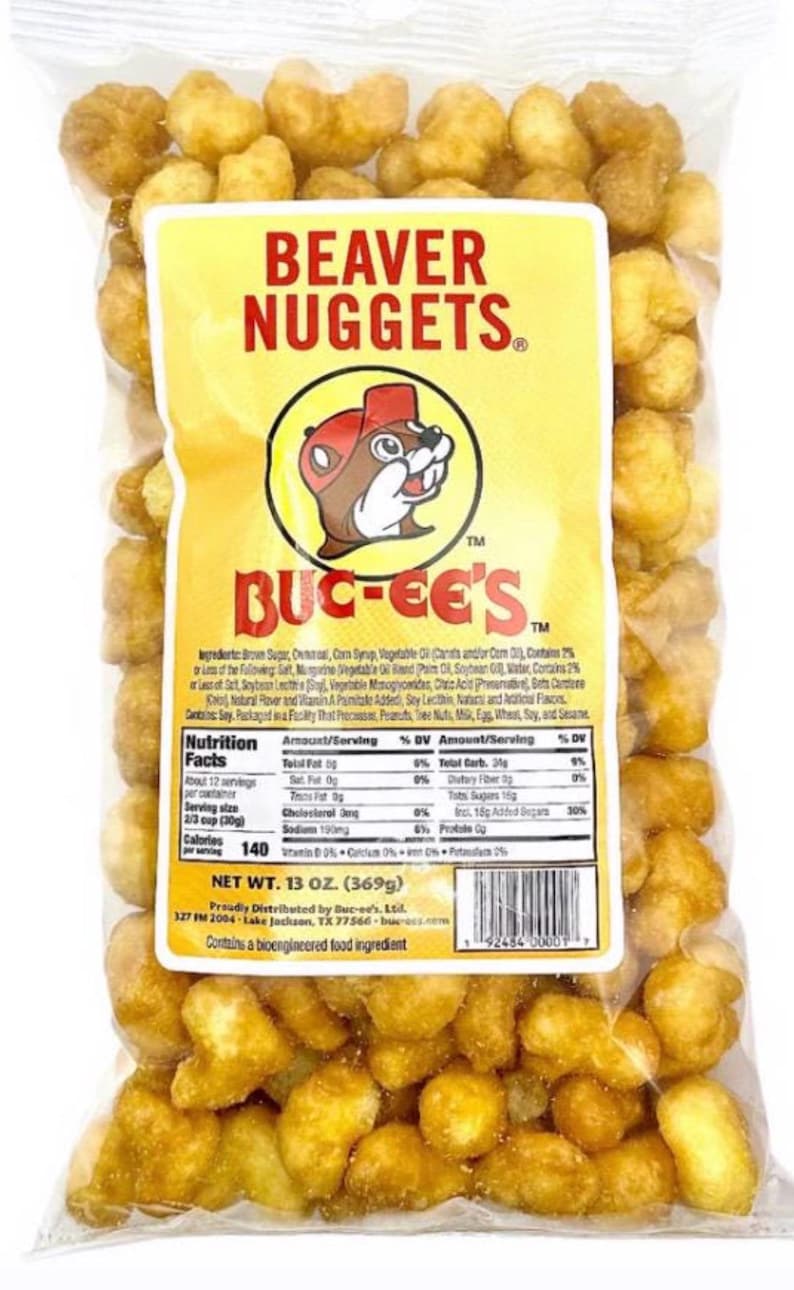 Buc-ee's Beaver Nuggets 13oz | Sweet Corn Puffs, Caramel Crunch Snack ...