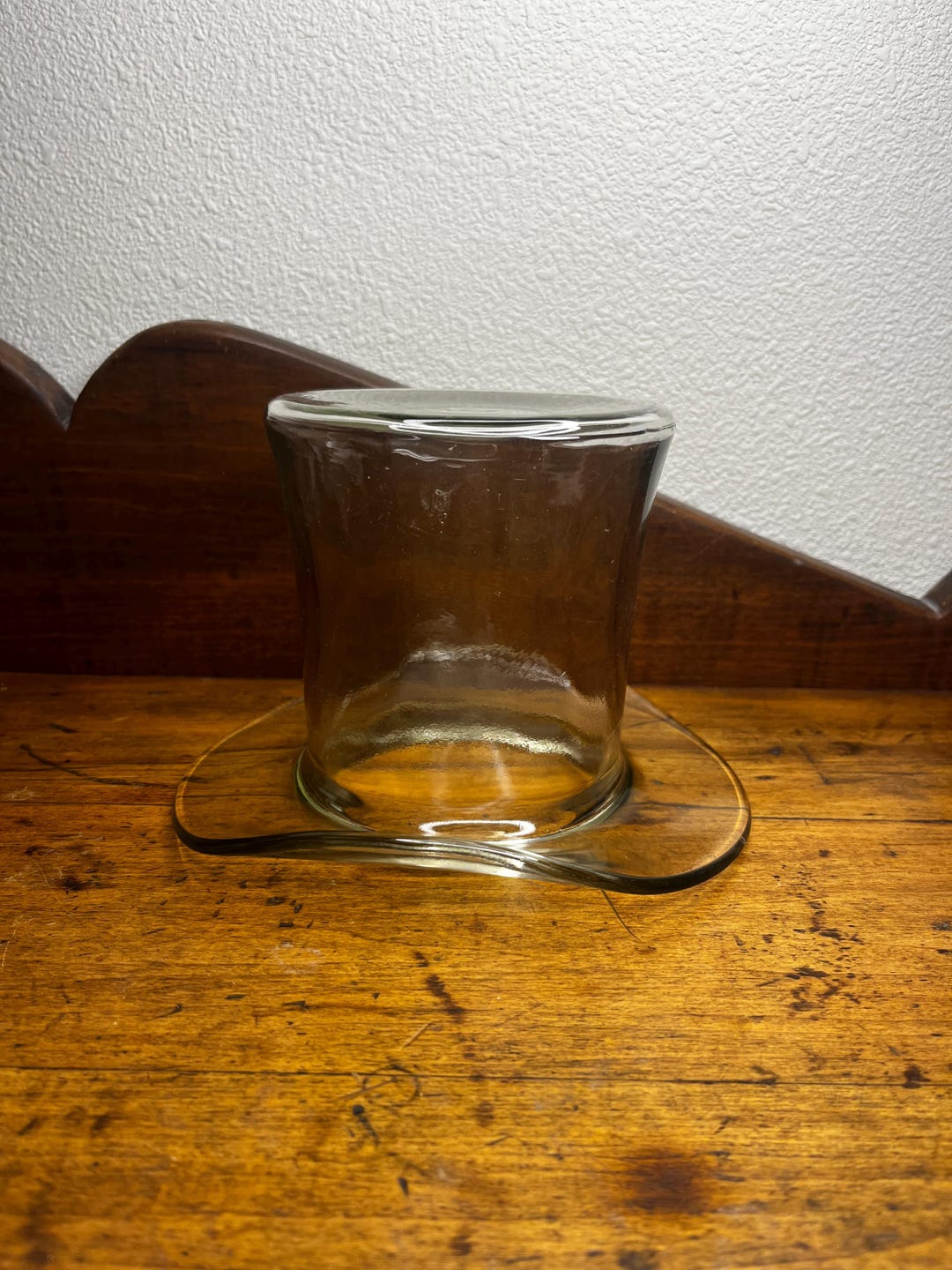 Vintage Blenko #8432 Top Hat Vase | Mid Century Modern Art Glass ...