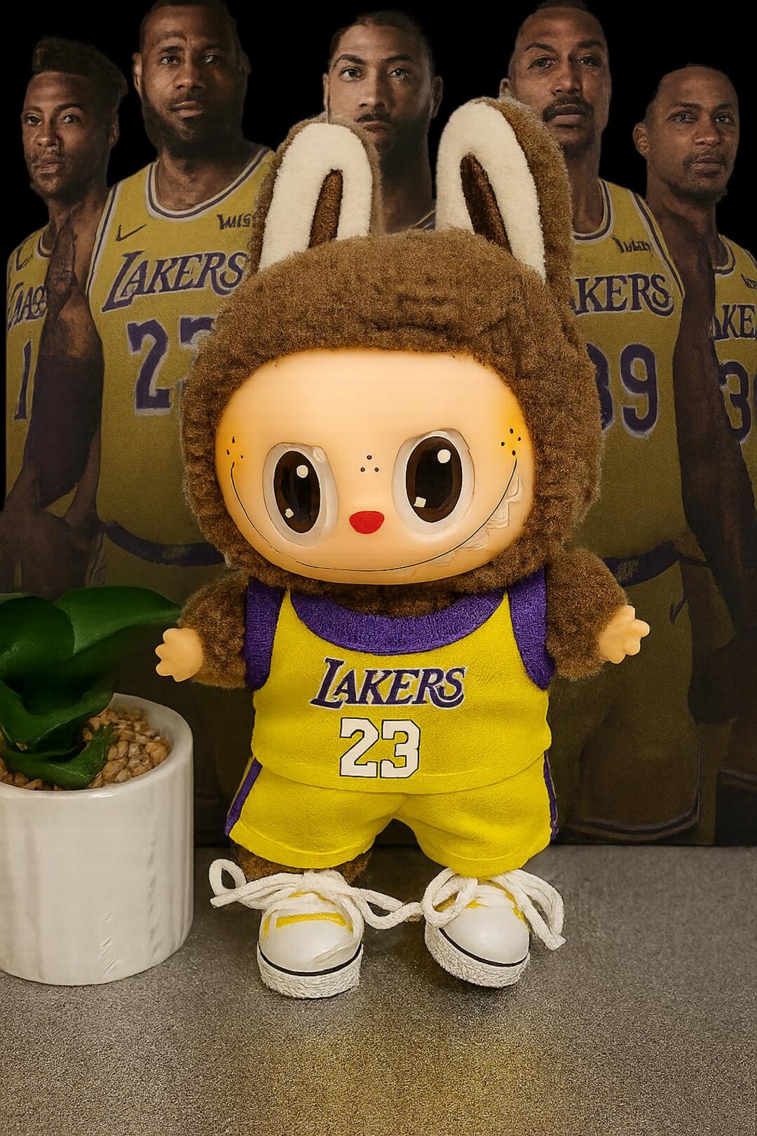 Tiny Doll Outfit Set | Inspired Labubu Lakers Legends Clothes & Shoes ...