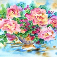 Rose Watercolor, Rose Art, Peach Rose, Peach Green, Single Rose, Rose ...